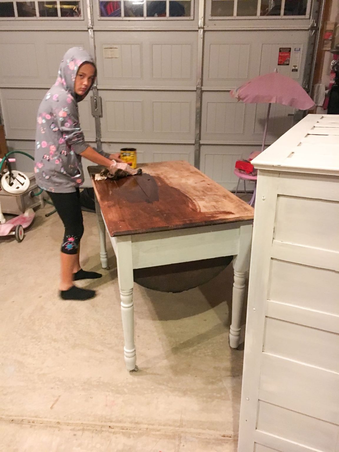Antique Hutch Refinish For an Outstanding Shabby Chic Focal Point ...