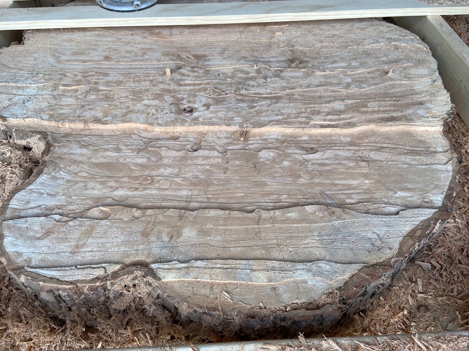 The Easiest Way to Even Out a Wood Slab with Basic Tools