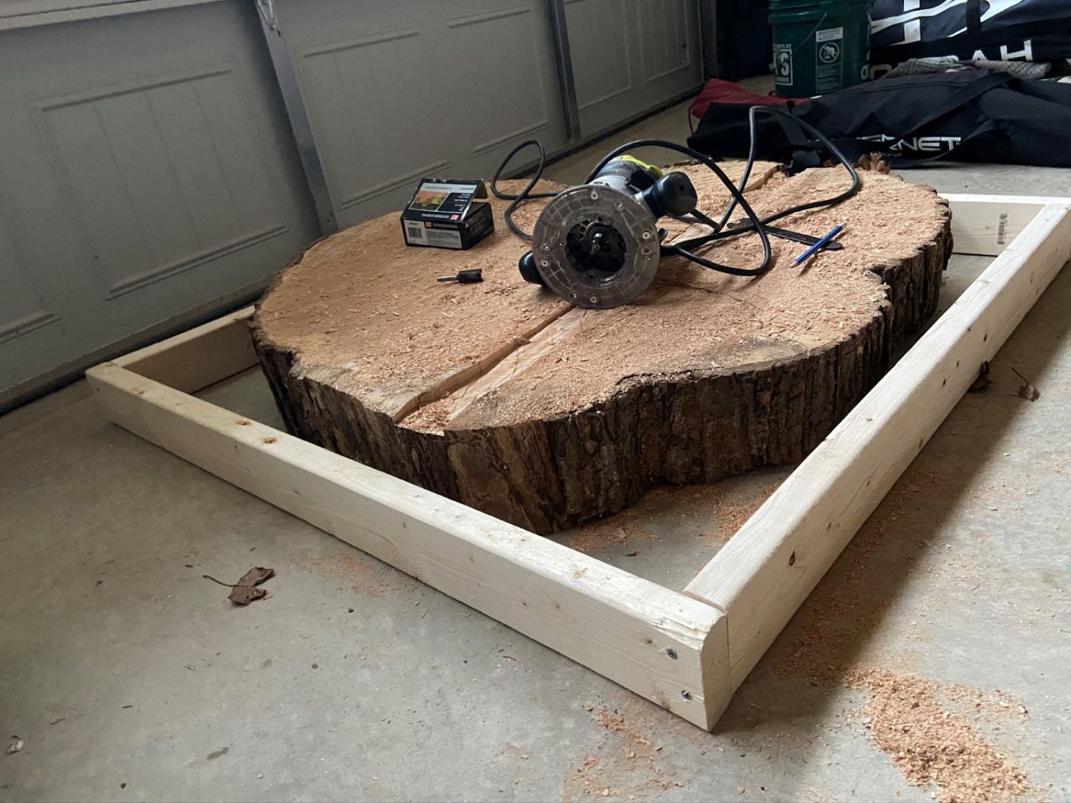 The Easiest Way to Even Out a Wood Slab with Basic Tools