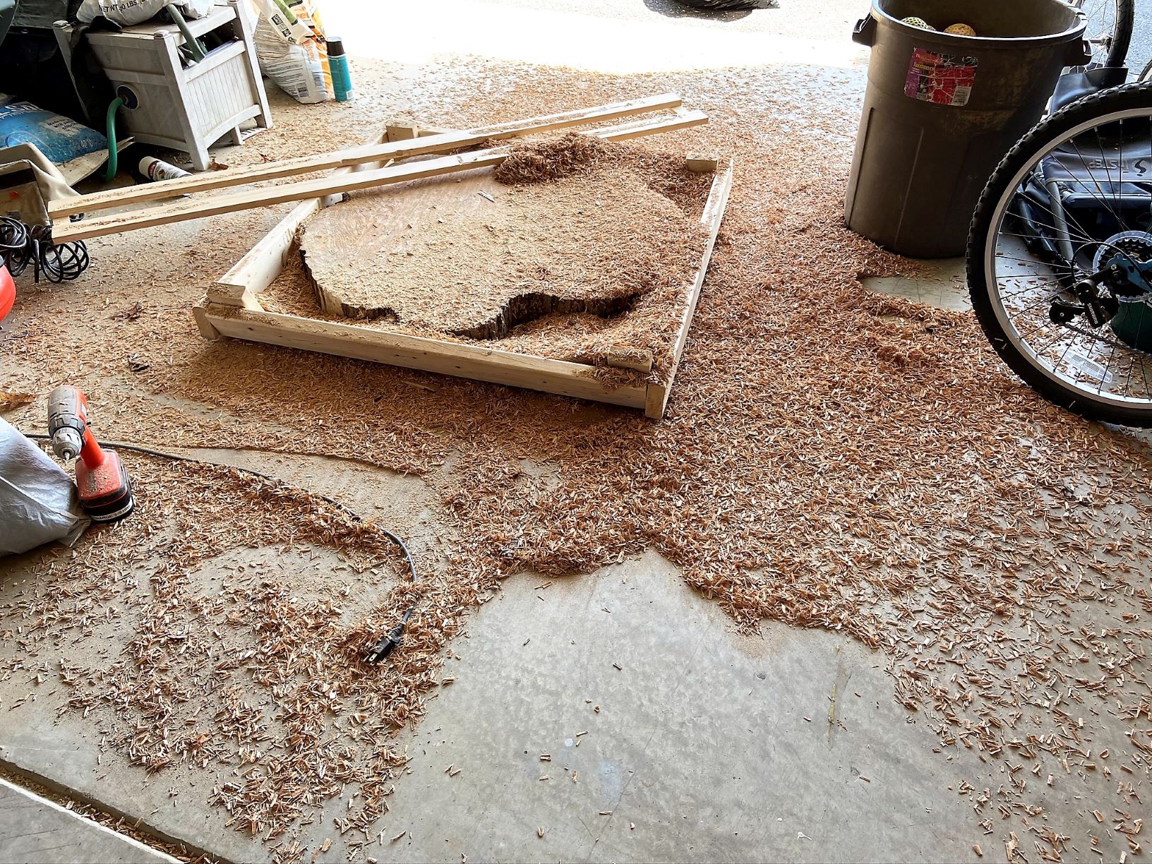 The Easiest Way to Even Out a Wood Slab with Basic Tools
