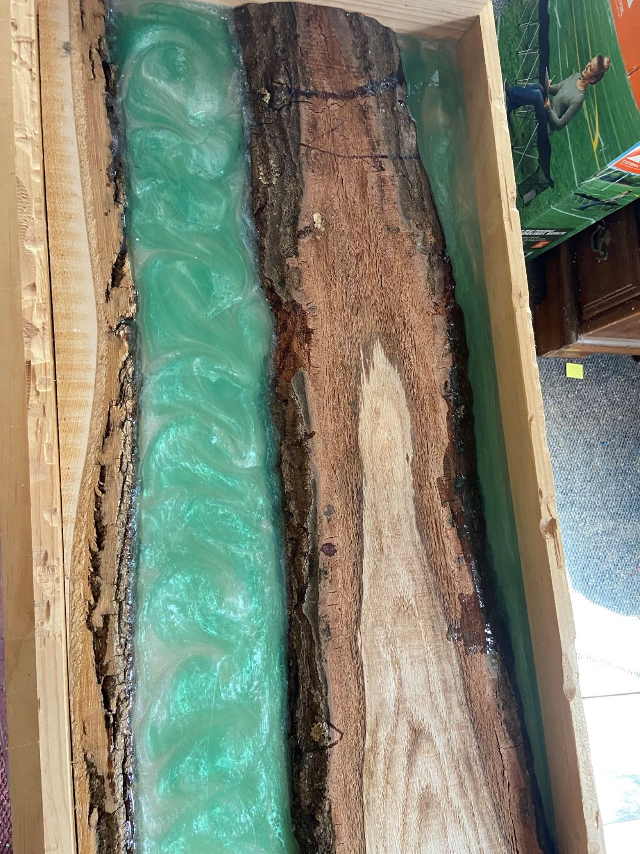 DIY Resin Coffee Table Anyone Can Do » Cathartic Crafting
