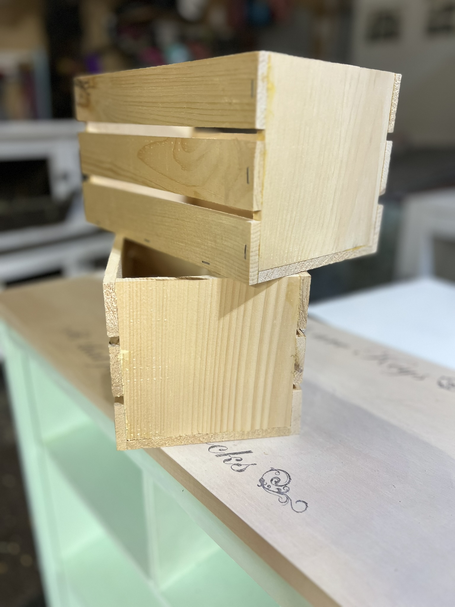 Mini Wood Crates » Cathartic Crafting